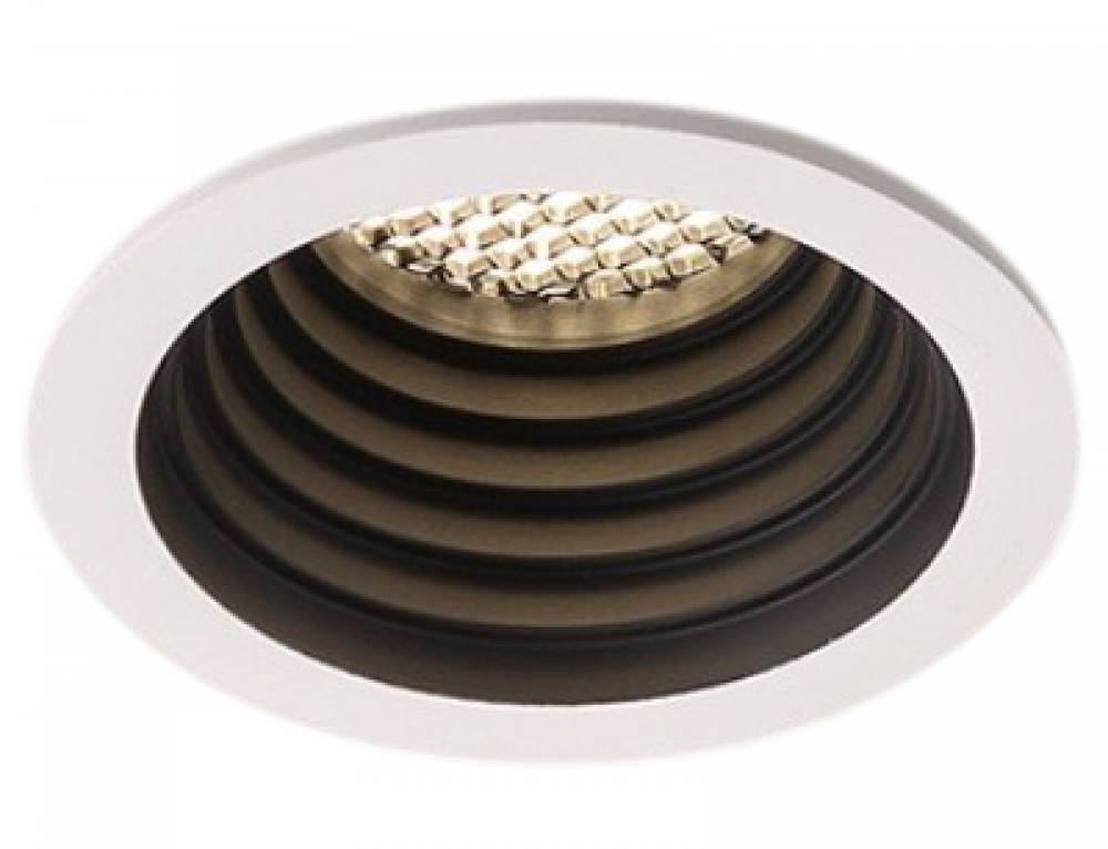 Recessed double downlights square twin adjustable spotlight honeycomb ...