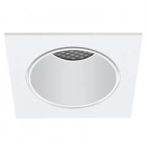 Recessed ceiling led double spotlight rectangular twin wall washer ...