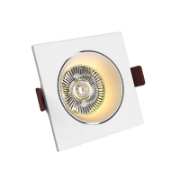 Embedded LED square wall washers downlights 45 degree tilt spotlights ...