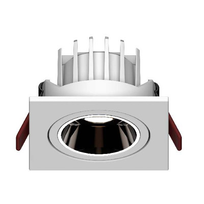 Reflector square embedded downlight adjustable angle wall washer ...