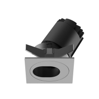 LED recessed ceiling spotlight square adjustable pinhole ellipse wall ...