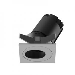 Recessed double downlights square twin adjustable spotlight honeycomb ...