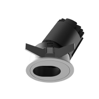 Recessed round adjustable modules pinhole ellipse wall washer spot ...